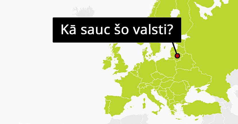 Tests: Vari atpazīt kartē visas 12 dotās Eiropas valstis? - Spoki